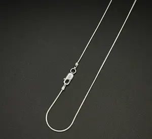 DONATELLO GIAN Name Sterling Snake Chain Necklace