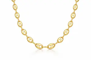 DONATELLO GIAN Name' -plated Link Necklace