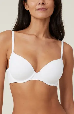 Cotton:on Ultimate Comfort T-shirt Bra - White
