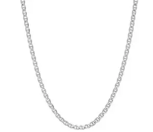 DONATELLO GIAN Sterling Anchor Chain Necklace - Silver