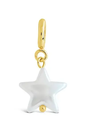 Sterling Forever Freshwater Pearl Star Enhancer - Gold