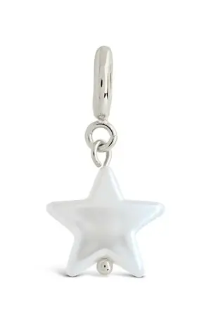 Sterling Forever Sterling Forever Freshwater Pearl Star Enhancer Silver