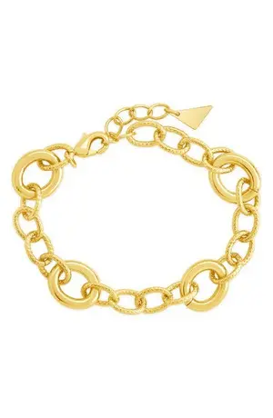 Sterling Forever Carter Chain Bracelet - Gold