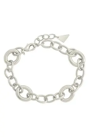 Sterling Forever Sterling Forever Carter Chain Bracelet Silver