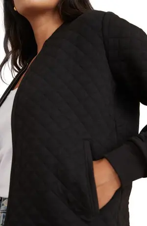 Marine Layer Corbet Quilted Bomber Jacket