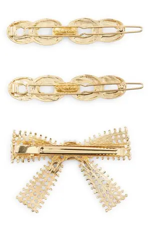 Tasha Assorted 3-pack Faux Pearl Barrettes