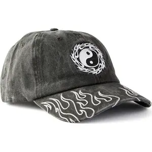 COTTON ON Cotton On Strap Back Cap Black Balanace