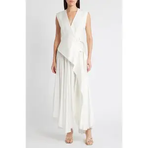 Acler Ellenbrook Linen-blend Gown