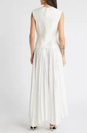 Acler Ellenbrook Linen-blend Gown