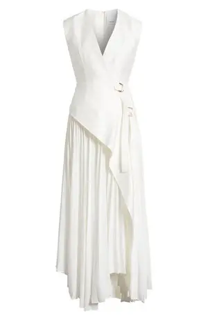 Acler Ellenbrook Linen-blend Gown