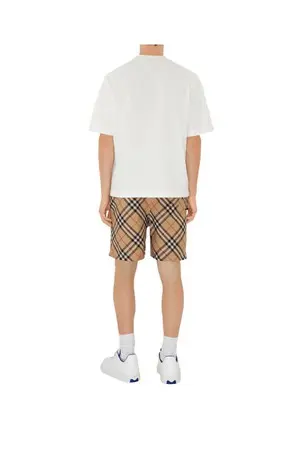Burberry Check Relaxed Fit Shorts