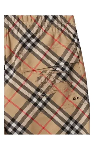 Burberry Check Relaxed Fit Shorts