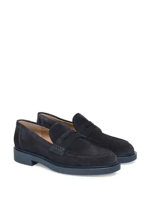 GIANVITO ROSSI Harris Loafers - Blue