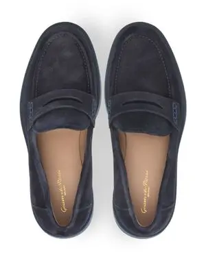 GIANVITO ROSSI Harris Loafers - Blue