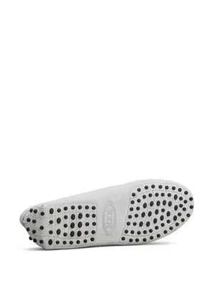TOD'S Leather Loafers - Grey