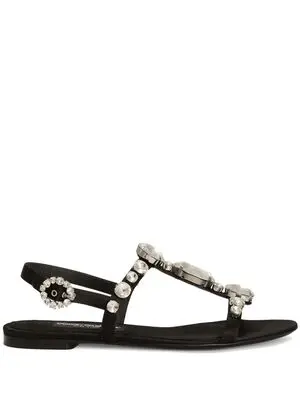 Dolce & Gabbana Stacked Heel Sandals For Women