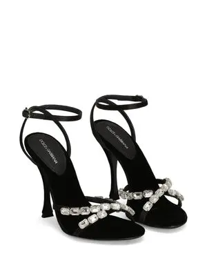 Dolce & Gabbana Crystal-embellished Stiletto Sandals