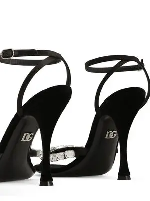 Dolce & Gabbana Crystal-embellished Stiletto Sandals