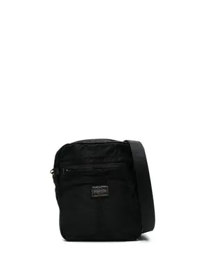PORTER-YOSHIDA & CO Logo Tag Messenger Bag - Black
