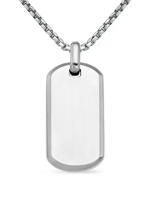 David Yurman Sterling Chevron Tag - Silver