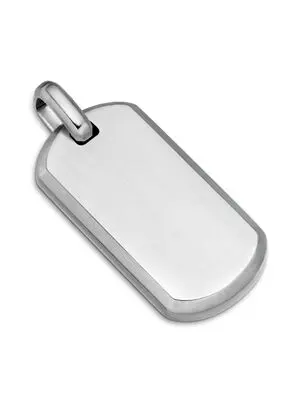 David Yurman Sterling Chevron Tag