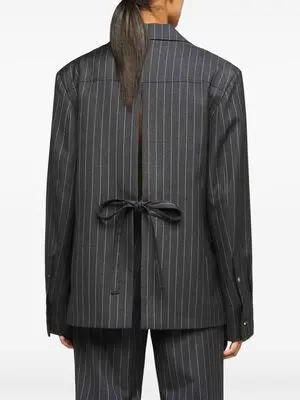 JW Anderson Open-back Striped Blazer