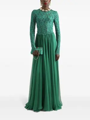 Dolce & Gabbana Lace-panel Gown