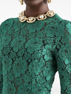 Dolce & Gabbana Lace-panel Gown
