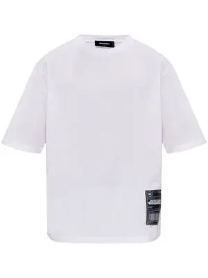 Dsquared2 Logo-appliqué T-shirt - White