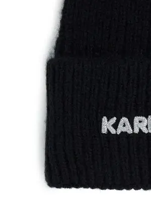 Karl Lagerfeld K/essential Beanie - Black