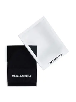 Karl Lagerfeld K/essential Beanie - Black