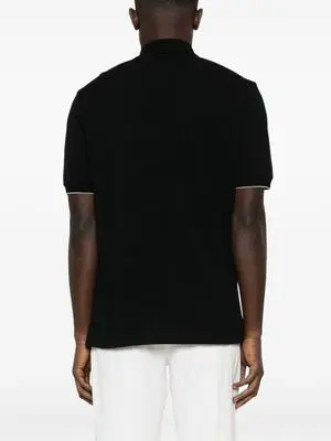 Brunello Cucinelli Cotton Polo Shirt - Black