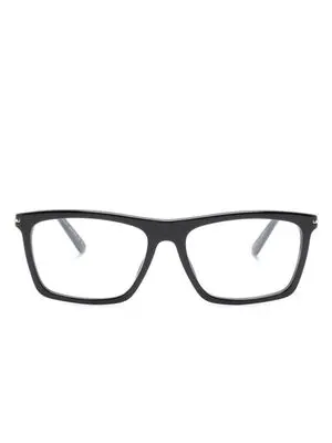 Gucci Logo Rectangle Eyeglasses - Black