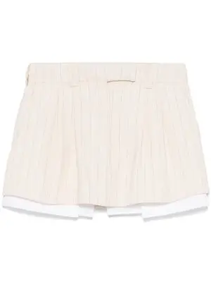 PNK Pinstriped Mini Skirt