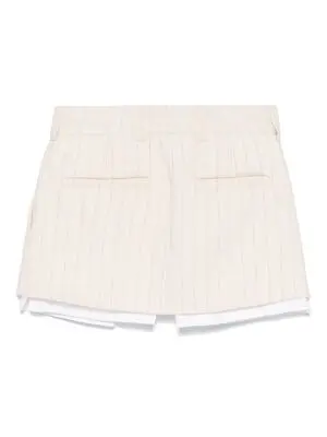 PNK Pinstriped Mini Skirt