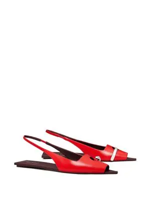 Tory Burch Pierced Slingback Sandals