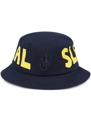 JW Anderson Real Sleep Bucket Hat - Blue