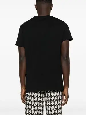 Balmain Logo-tag T-shirt - Black