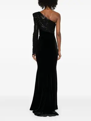 CRISTALLINI Zephyra Gown - Black
