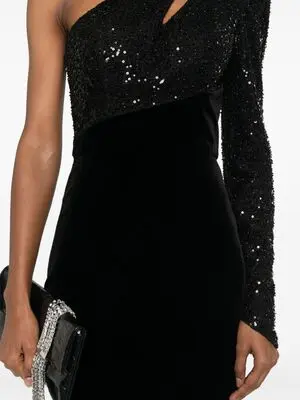 CRISTALLINI Zephyra Gown - Black