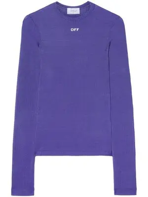Off-White Stamp Long-sleeve Top