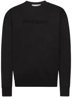 JW Anderson Logo-embroidered Sweatshirt - Black