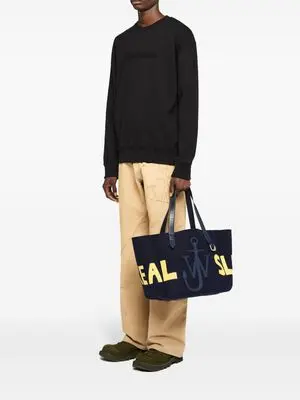 JW Anderson Logo-embroidered Sweatshirt - Black
