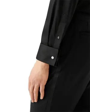 Eton Slim Fit Twill Fly Front Formal Shirt