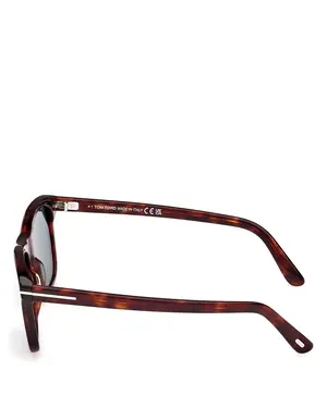 TOM FORD Square Sunglasses - Havana/blue