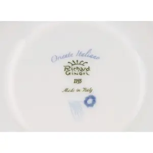 GINORI 1735 Oriente Italiano Tea Saucer - Dark Green