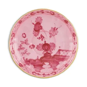 GINORI 1735 Oriente Italiano Pink Tea Saucer - Dark Pink