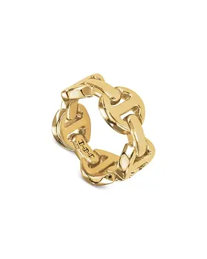Hoorsenbuhs 18k Yellow Heritage Classic Link Ring - Gold