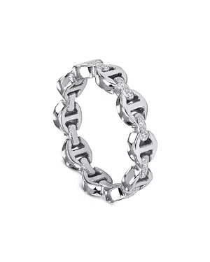 Hoorsenbuhs 18k Gold Heritage Diamond Micro Dame Iii Ring - White