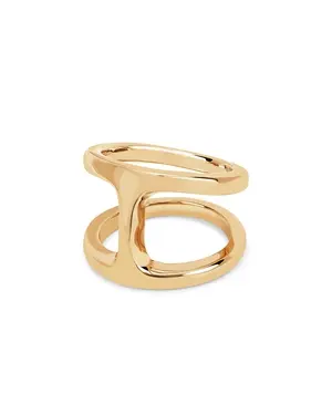 Hoorsenbuhs 18k Yellow Phantom Statement Ring